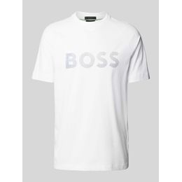BOSS Green T-Shirt mit Logo-Print Modell 'Teebero'