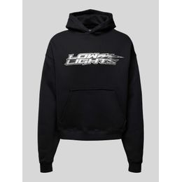 Hoodie mit Label-Print Modell 'Lightning'