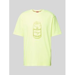 Hugo T-Shirt mit Label-Detail Modell 'Deondrin'