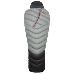 Rab - Mythic Ultra 120 Modular - Daunenschlafsack Gr bis 185 cm Körperlänge - Regular Zip: Left Cloud / Graphene