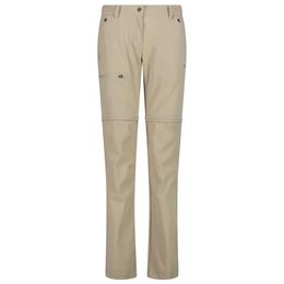 CMP - Women's Zip Off Pant 4-Way Stretch - Zip-Off-Hose Gr 36 beige