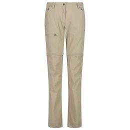 CMP - Women's Zip Off Pant 4-Way Stretch - Zip-Off-Hose Gr 34 beige