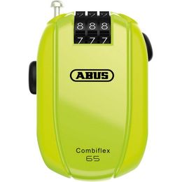 Abus Aufrollkabelschloss Combiflex StopOver 65, gelb|schwarz