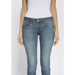 Gang Skinny-fit-Jeans 94NENA in modischer Knöchellänge, blau