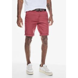 Street One MEN Chinohose softer Materialmix, rot