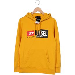 Diesel Herren Kapuzenpullover, gelb