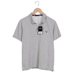 Gant Herren Poloshirt, grau, Gr. 48