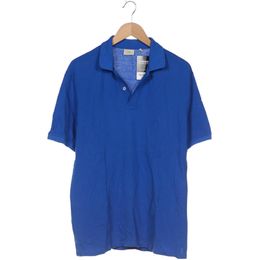 Mango Man Herren Poloshirt, blau, Gr. 54