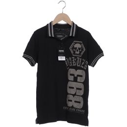 Yakuza Herren Poloshirt, schwarz, Gr. 48