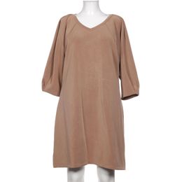 Ulla Popken Damen Kleid, beige, Gr. 42