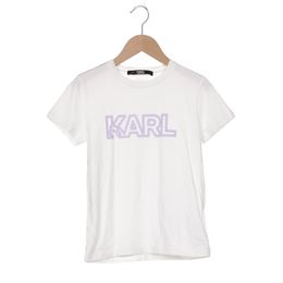 K by KARL LAGERFELD Karl by Karl Lagerfeld Damen T-Shirt, weiß