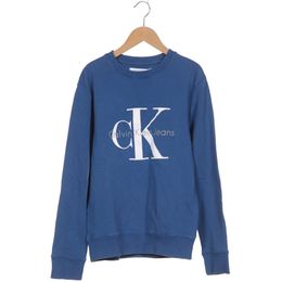 Calvin Klein Jeans Damen Sweatshirt, blau, Gr. 38