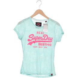 Superdry Damen T-Shirt, türkis, Gr. 38