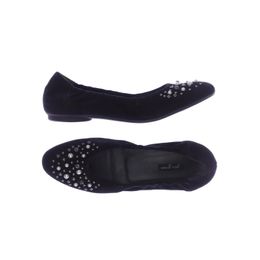 Paul Green Damen Ballerinas, schwarz, Gr. 6.5