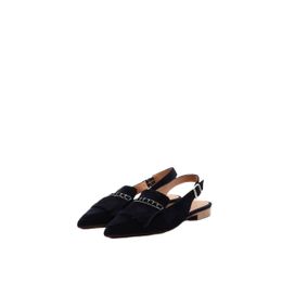 Donna Carolina Tray Mirel Slingback-Ballerinas, Leder, für Damen, blau, 39