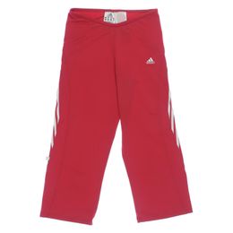 Adidas Damen Stoffhose, rot, Gr. 152