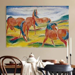 Akustikbild Franz Marc - Weidende Pferde