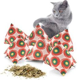 Canadian Cat Company Catnipspielzeug 6x Schmusepyramide Reggae Dot