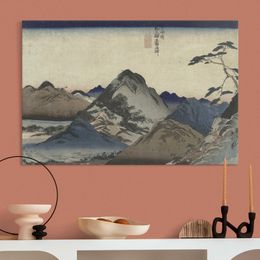 Akustikbild Asiatische Zeichnung - Berg