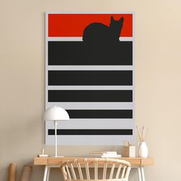 Akustikbild Digitaler Sonnenuntergang - Katze