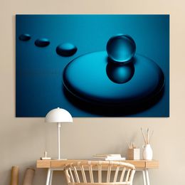 Akustikbild Wassertropfen auf Wasser