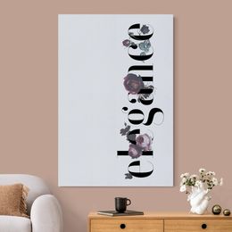 Akustikbild Elegance - Blumen