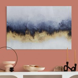 Akustikbild Wolkenhimmel mit Gold