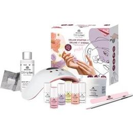 alessandro Nägel Striplac Peel Or Soak Sets Starter Kit Deluxe Pastel Striplac Popcorn Love 8ml + Ice Cream 8ml + Unicorn Cake 8ml + Lavender Lemonade 8ml + Top Coat 5ml + Reinigungspads 50 x + STR Peel off Activator + Hufstäbchen x1 + Polierfeile x1 + Soak off Remover Pads 10 x + Soak off Liquid 50ml + Große LED Lampe weiß