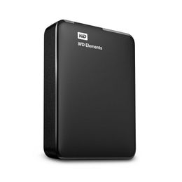 Western Digital WD WD Elements Portable 2 TB externe HDD-Festplatte (2 TB) 2,5", schwarz