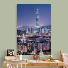 Akustikbild Lotte World Tower bei Nacht