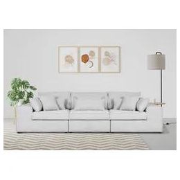 3-Sitzer RAUM.ID "Florid" Sofas Gr. B/H/T: 280cm x 75cm x 100cm, Cord, beige (creme) 3 Teile, bestehend aus Modulen, viele Bezugsqualitäten, auch in Cord