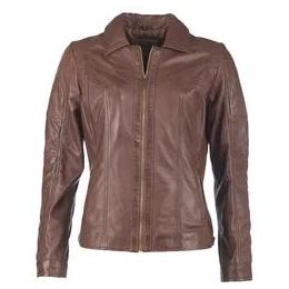 Lederjacke JCC "31024019" Gr. M, braun (dark brown) Damen Jacken