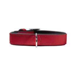 Hunter Tierbedarf Hunde-Halsband Halsband Softie rot/schwarz