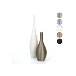 Kreative Feder Dekovase Designer Vasen-Set – Dekorative Blumenvasen aus Bio-Kunststoff (Set