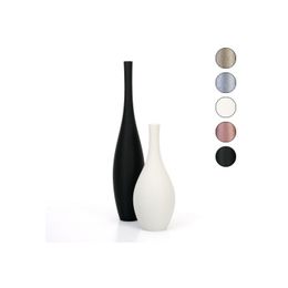 Kreative Feder Dekovase Designer Vasen-Set – Dekorative Blumenvasen aus Bio-Kunststoff (Set
