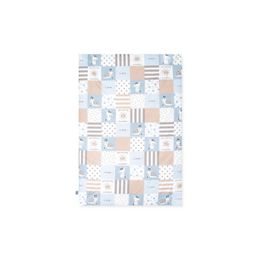 Babydecke Krabbeldecke PATCH BLUE (BHT 54x34x72 cm) BHT 54x34x72 cm bunt