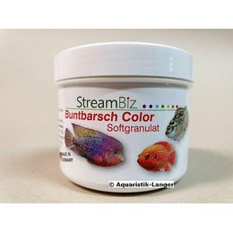Aquaristik-Langer Aquariendeko Streambiz Buntbarsch Color Softgranulat 230g