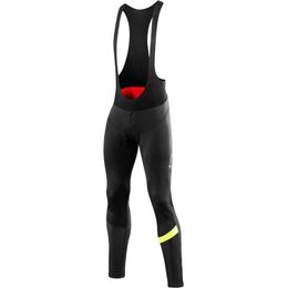 Löffler Löffler Fahrradhose M BIKE BIB TIGHTS WS GEL BLACK/NEON YELLOW