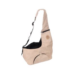 Flamingo Tiertransporttasche Fronttasche Kanga beige