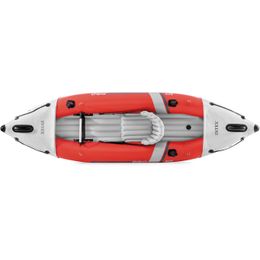 Einerkajak Intex "Boot â€œExcursionPro Kayak K1â€œ Set mit Alu-Paddel + Pumpe" Kleinboote rot (grau, rot, schwarz) Boote