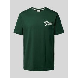 Gant T-Shirt mit Label-Print