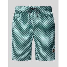 Shiwi Badehose mit Allover-Print Modell 'Hammam Tile'