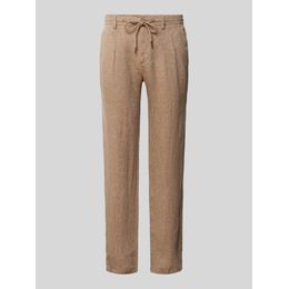 Bruun & Stengade Tapered Fit Hose aus Leinen Modell 'LOUIS'