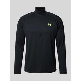 Under Armour Longsleeve mit Stehkragen und Reißverschluss