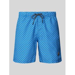 Shiwi Badehose mit Allover-Print Modell 'Hammam Tile'