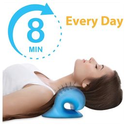 XDeer Nacken-Massagegerät Nacken Schulter Relaxer Cervical Tragbares Traktionsgerät