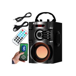 Retoo Lautsprecher Bluetooth Tragbarer Musikbox USB Wiedergabe AUX-Radio Bluetooth-Lautsprecher (Kraftvoller Klang