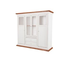 1a Direktimport Highboard Landhaus Schrank Highboard Mexiko Pinie weiß natur