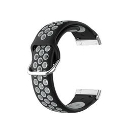 SmartUP Smartwatch-Armband Sport Silikon Armband für Fitbit Versa 3/ Sense Uhrenarmband