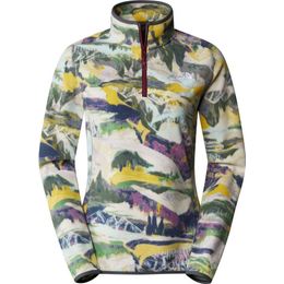 The North Face Fleeceshirt W 100 GLACIER PRINTED 1/4 ZIP Black Currant Purple Trail Dre